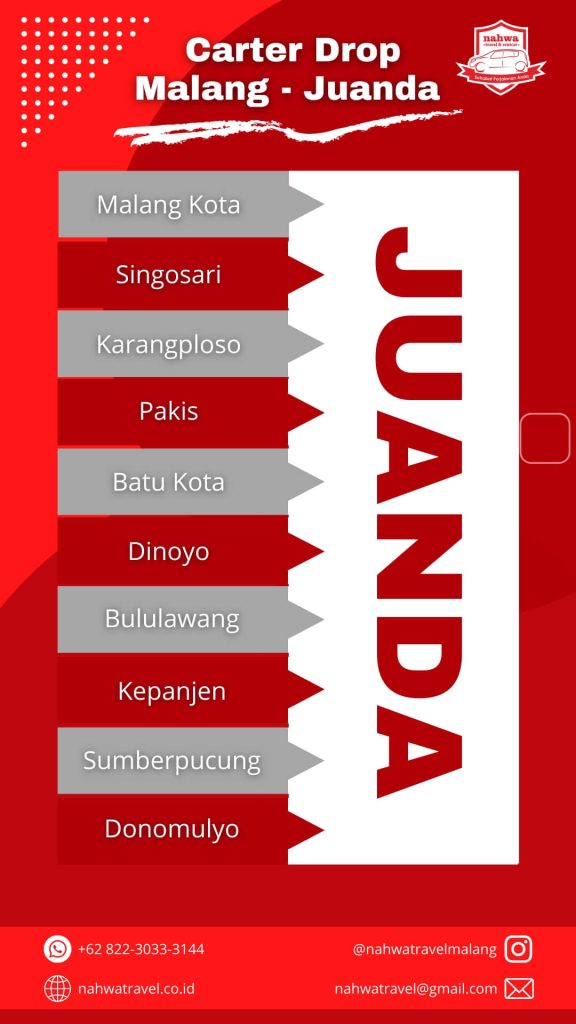 Naik Travel Dari Bandara Juanda Ke Malang Berapa Jam? | Kota Malang ...